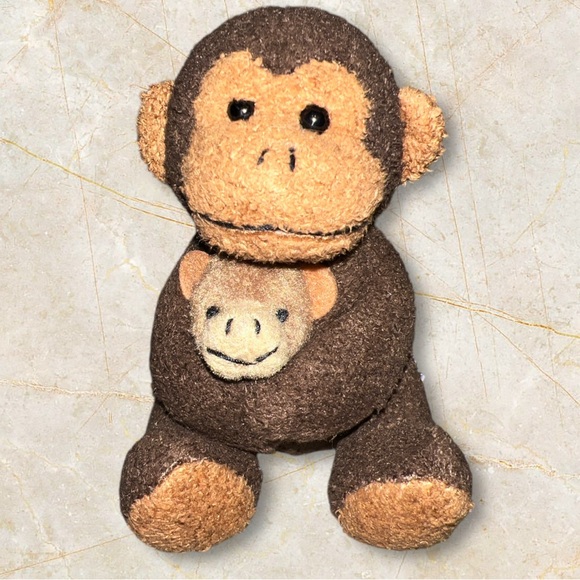 Russ | Toys | Htf Russ Luv Pets Monkey Holding Baby Plush Stuffed ...